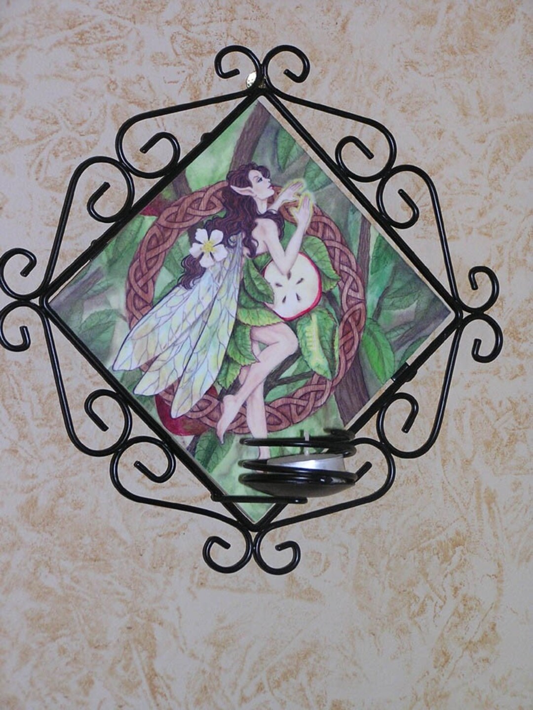 Celtic Apple Tree Fairy, Healing Wall Sconce - Etsy