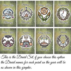 Set of Eight Sabbat Garden Flags, Magick Meadow Version - Etsy