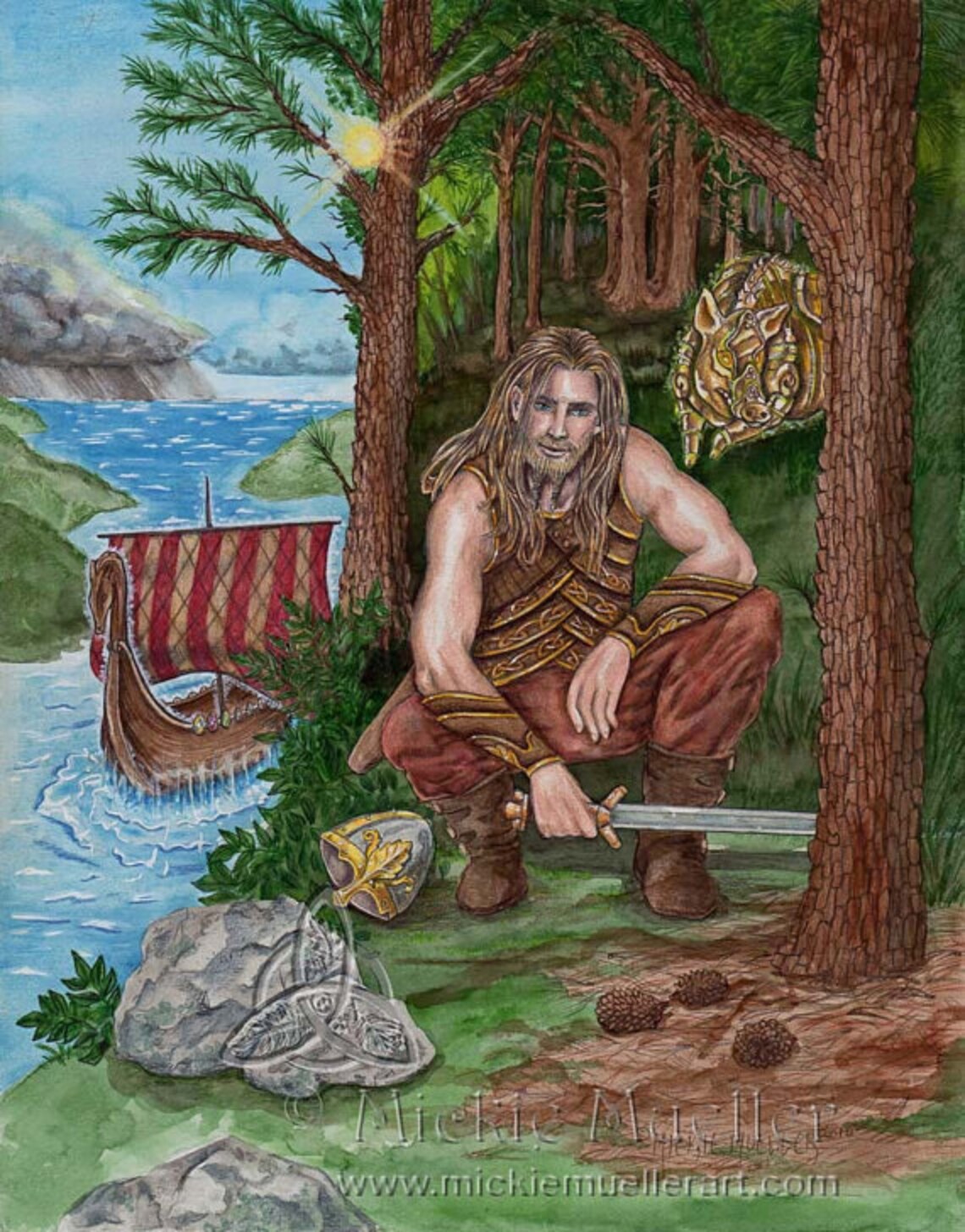 Frey Freyr Limited Edition Print - Etsy Canada