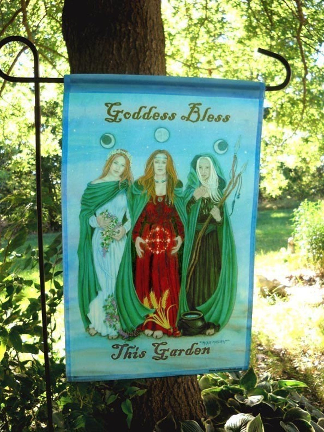Triple Goddess Garden Flag - Etsy