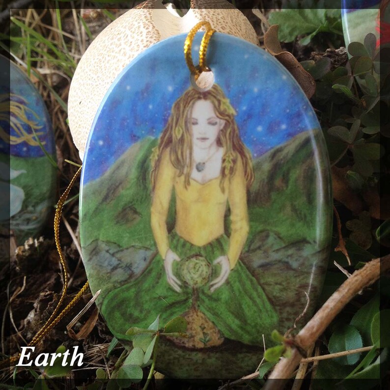 Set of Four Elements From the Well Worn Path Yule/winter | Etsy