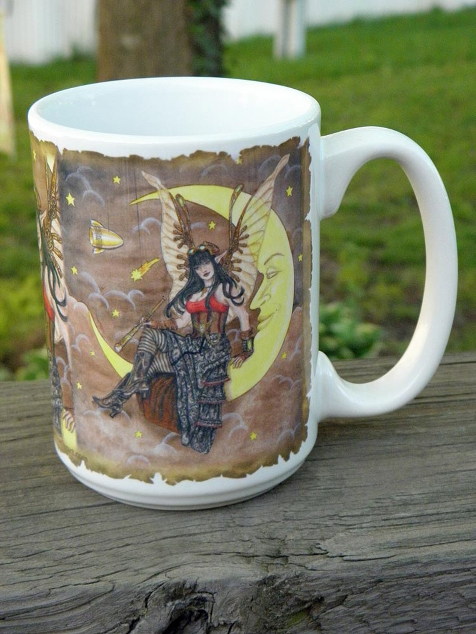 Steampunk Fairy Fantasy Art 15 Oz Coffee Mug | Etsy