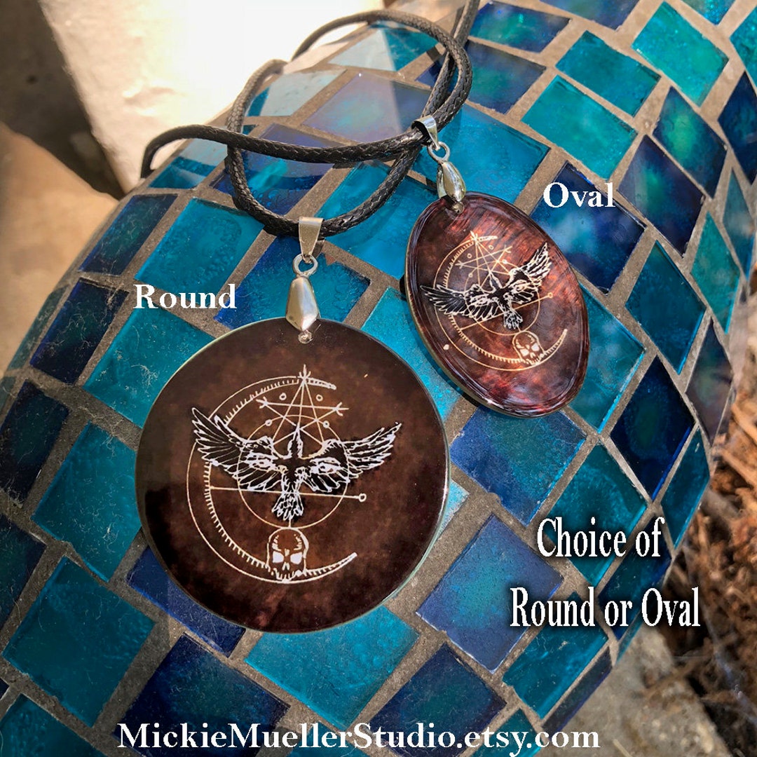 Fearless Sigil Amulet, Mother of Pearl by Mickie Mueller FREE Cord ...