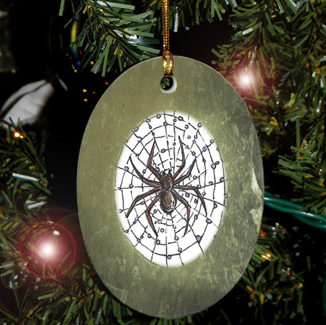 Spider Totem Animal Yule, Holiday, Christmas Ornament - Etsy