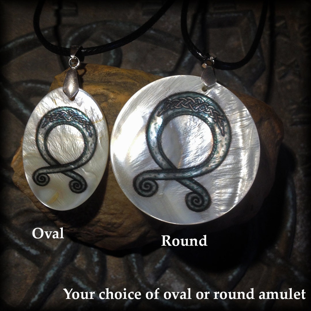 Troll Cross, Viking, Norse Amulet, Mother of Pearl by Mickie Mueller ...