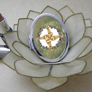 Brighids Cross Compact Magic Art Mirror - Etsy