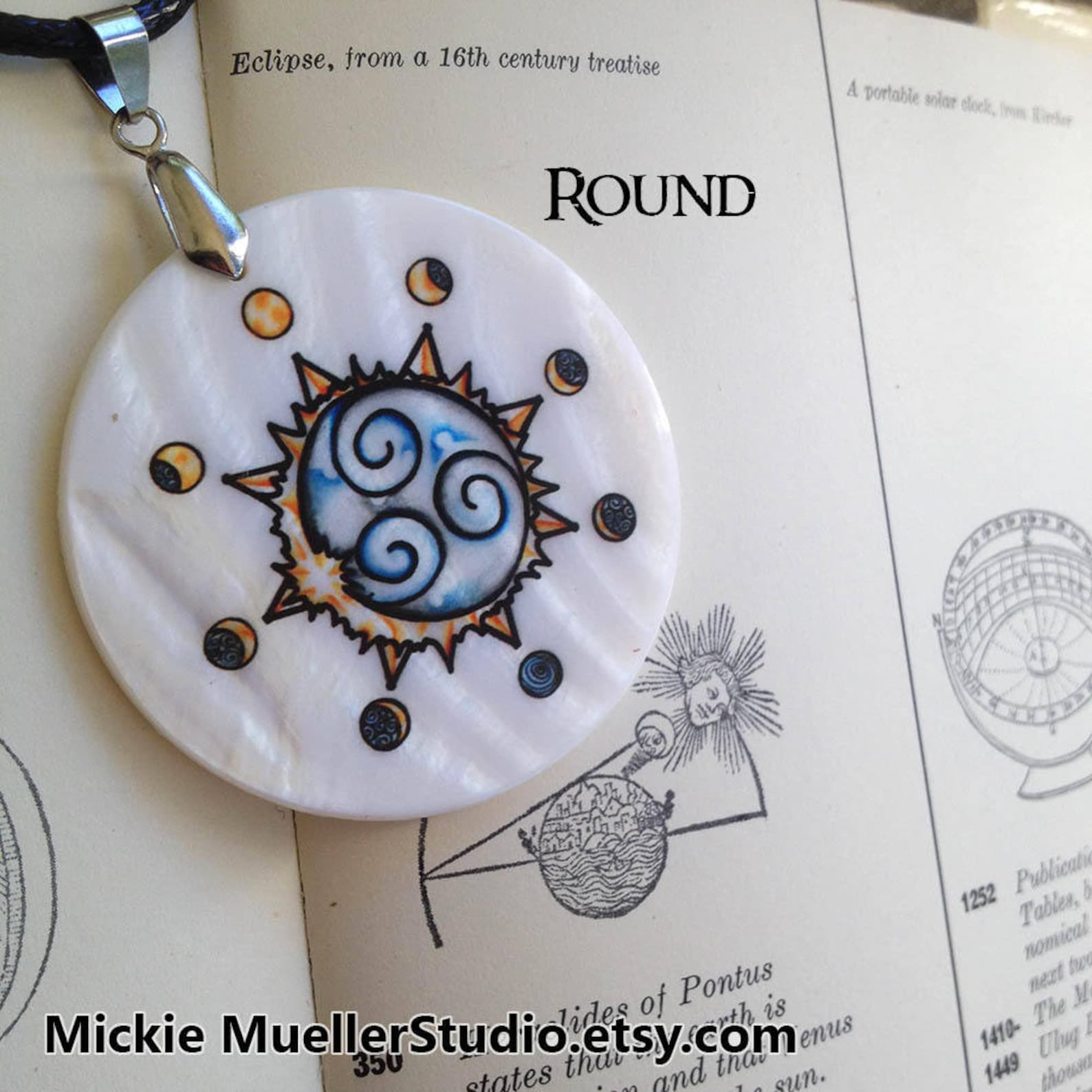 Solar Eclipse Sigil Amulets Buy 3 Get 1 Free Mother of | Etsy