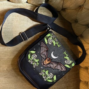 Bat Small Purse With Changeable Hand Pressed Flap - Etsy