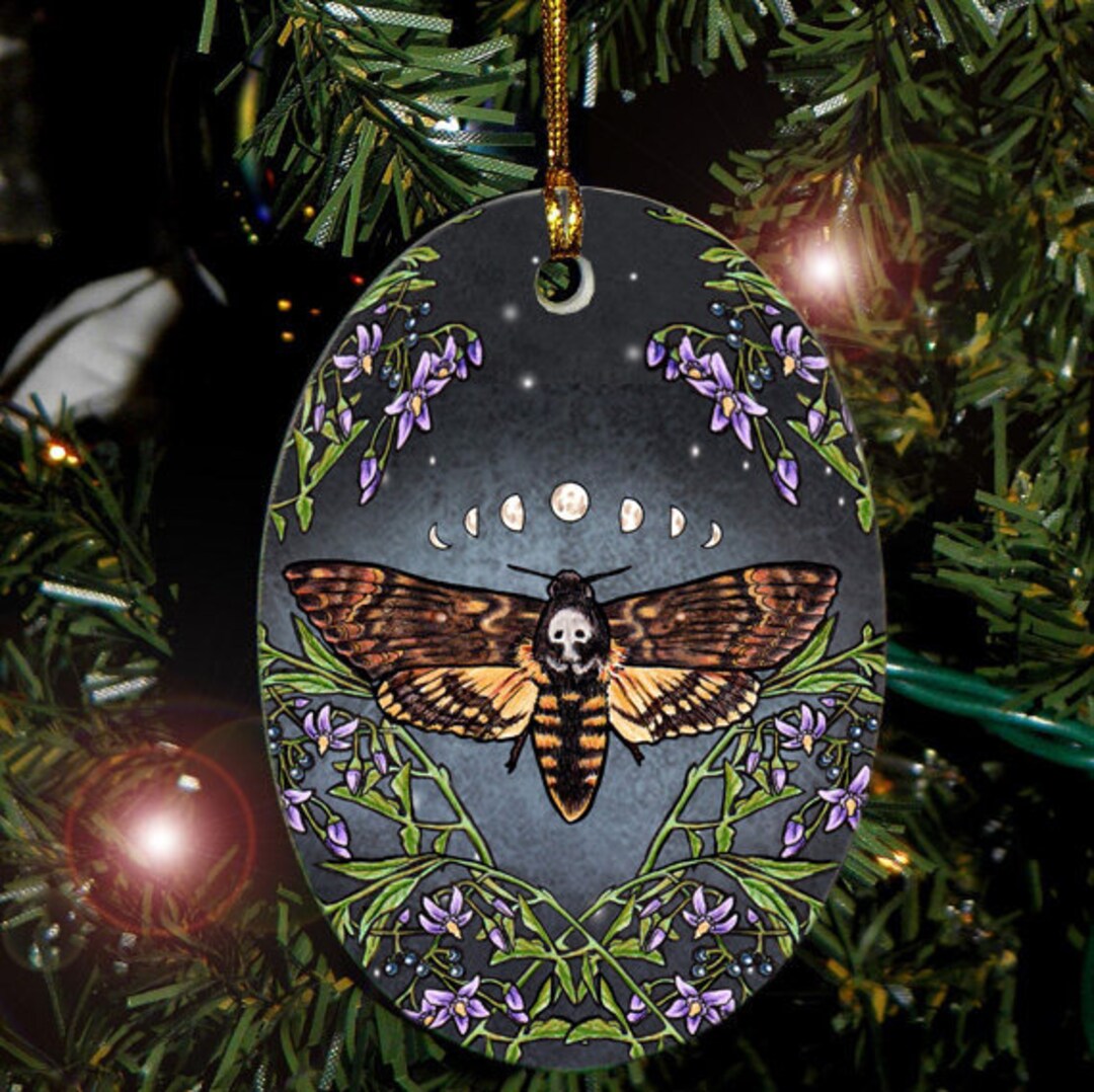 Death Head Moth, Fly by Night Collection Ornament - Etsy
