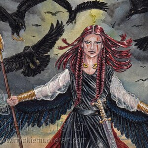 The Morrigan Art Print, Open Edition - Etsy