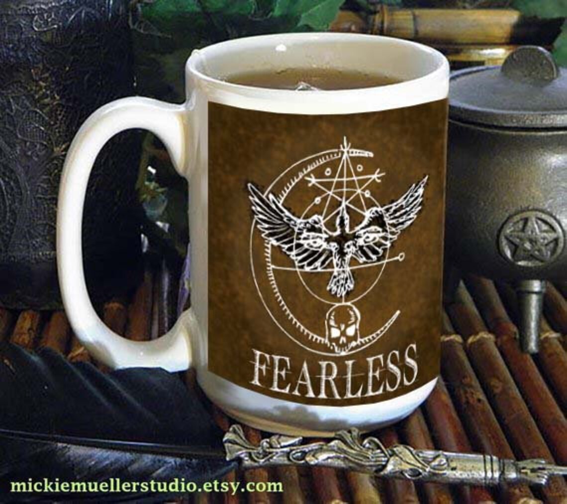 Fearless Sigil 15 Oz Coffee Mug - Etsy