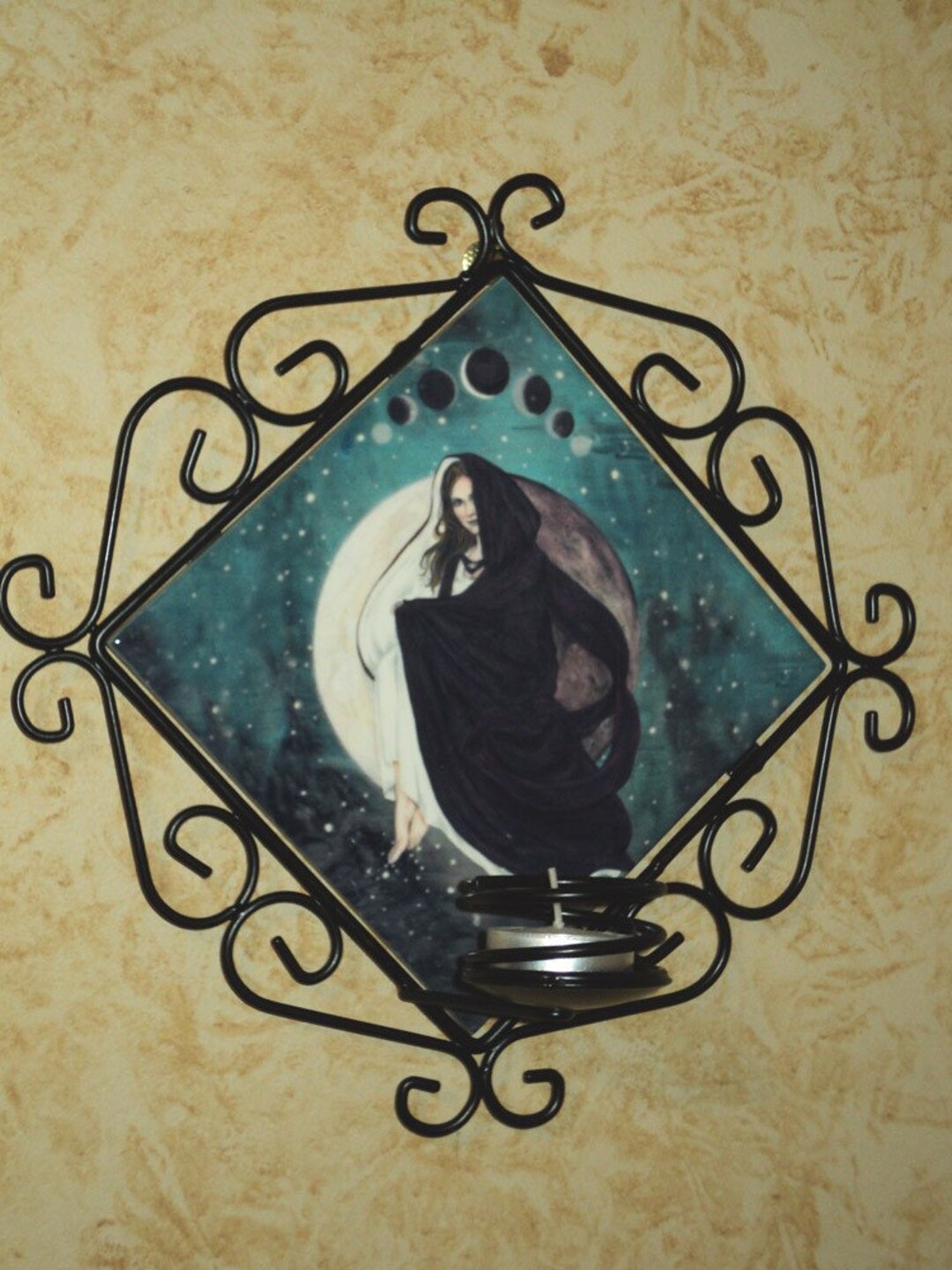 Lunar Eclipse Candle Wall Sconce - Etsy