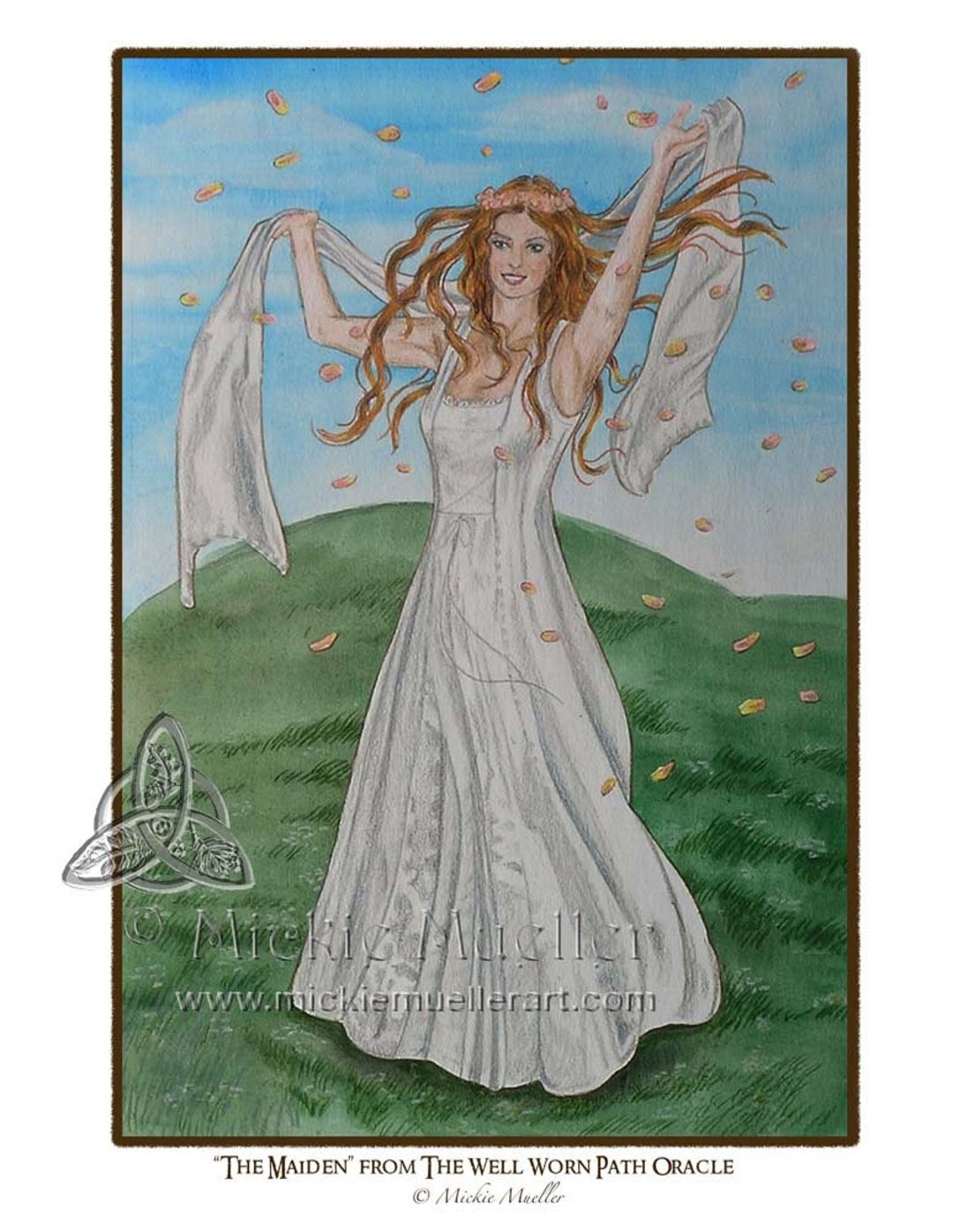 The Maiden From the Well Worn Path Deck, Open Edition Print - Etsy