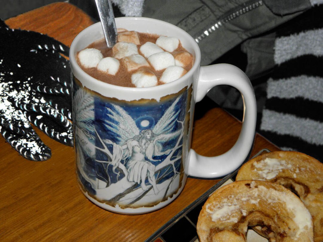 Midnight Ice Fairy Fantasy Art 15 Oz Coffee Mug - Etsy