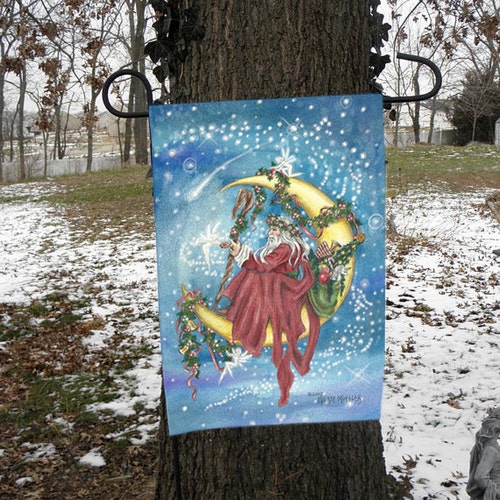 Midnight Ice Fairy Fantasy Art Garden Flag - Etsy