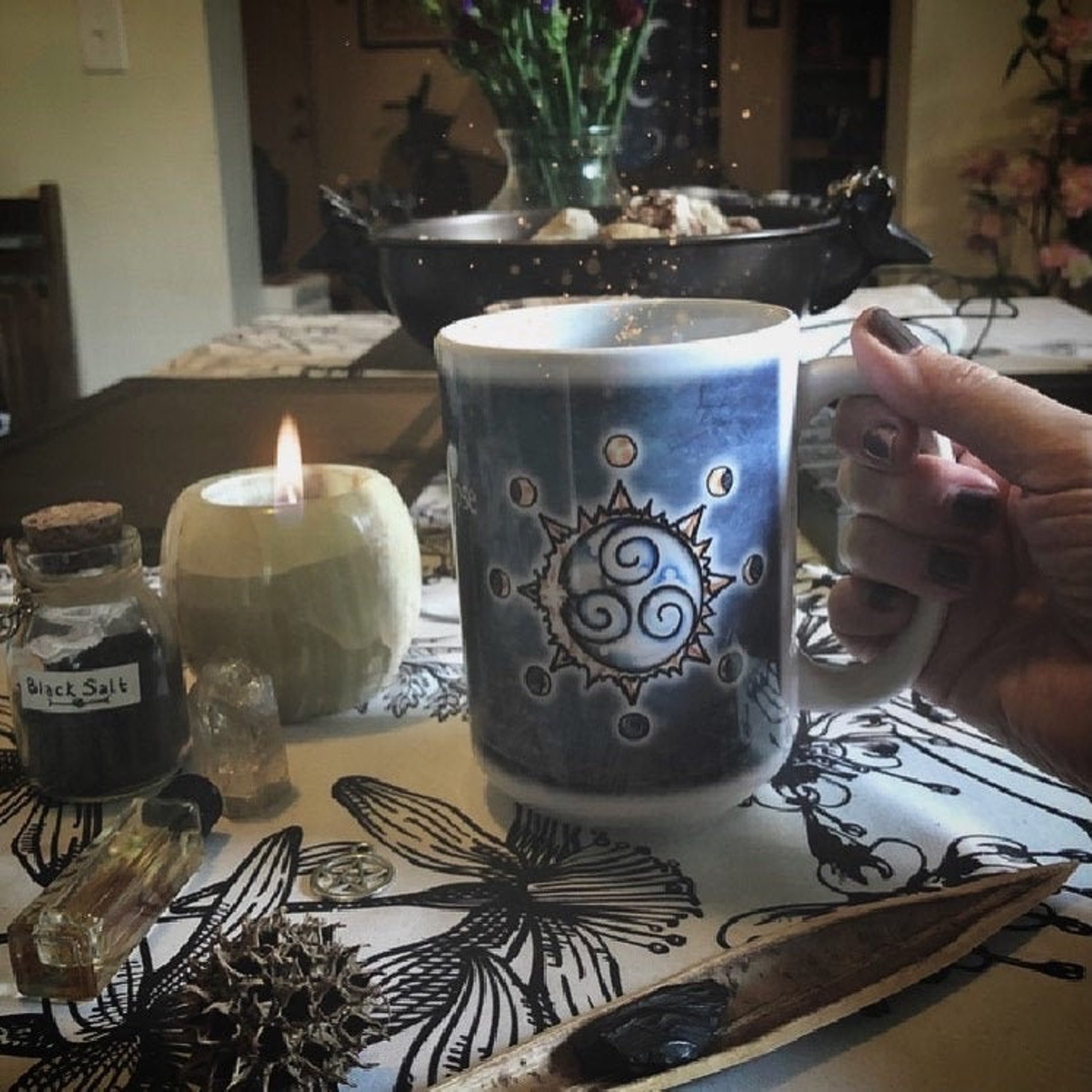 Solar Eclipse Sigil 15 Oz Coffee Mug | Etsy