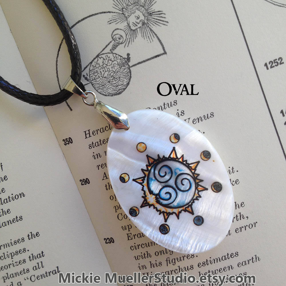 Solar Eclipse Sigil Amulets Buy 3 get 1 Free Mother of | Etsy