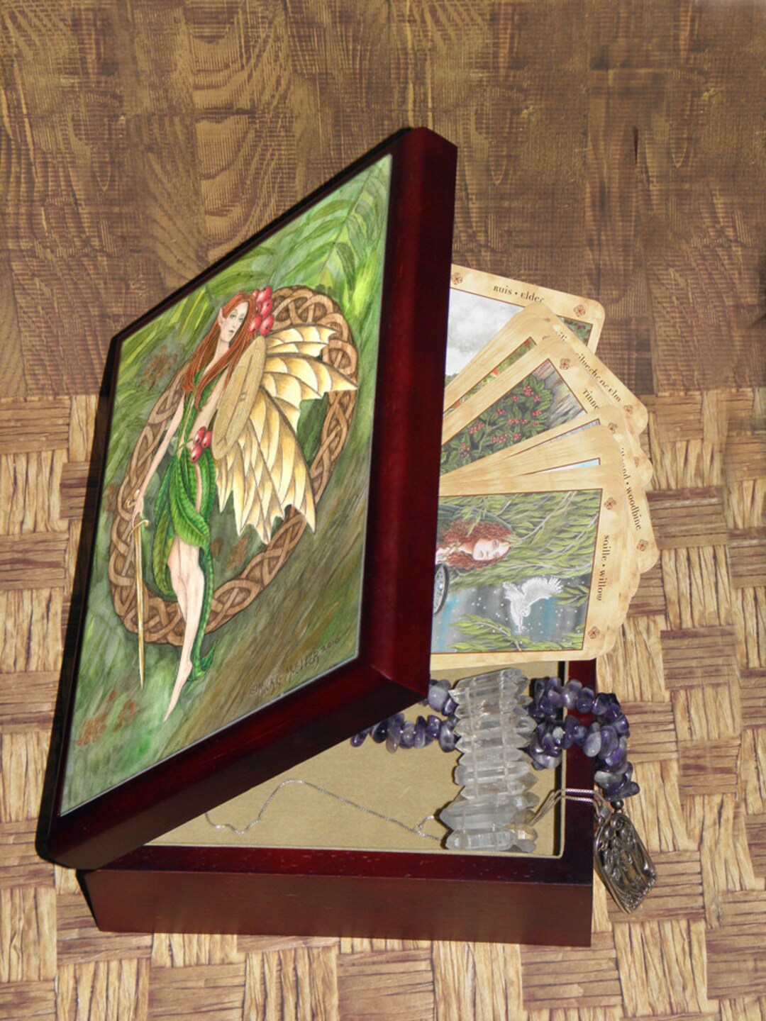Celtic Rowan Fairy Treasure Box - Etsy