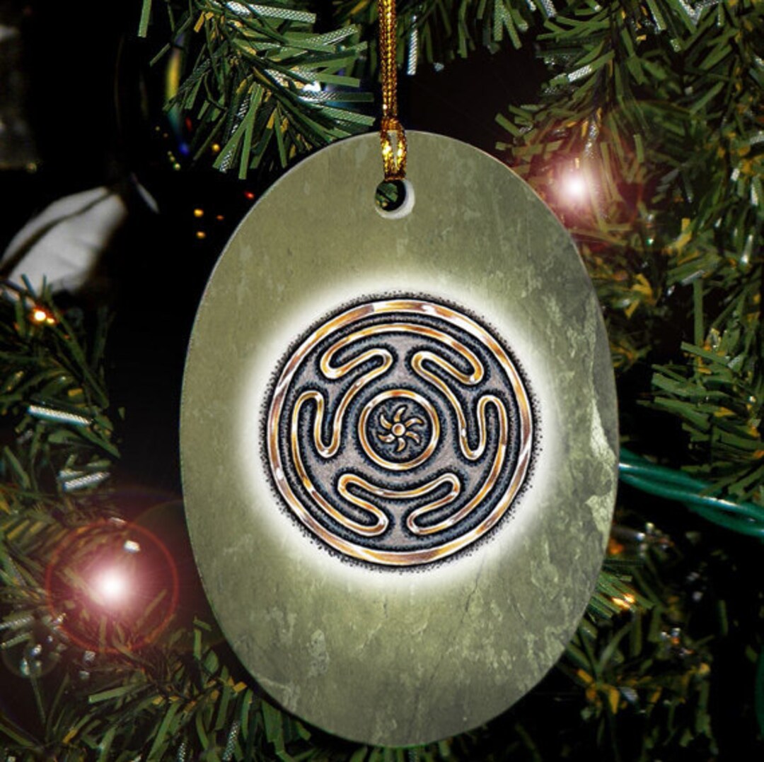 Hecate's Wheel, Strophalos, Yule Ornament - Etsy