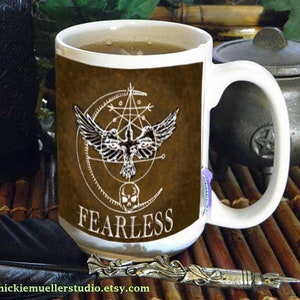 Fearless Sigil 15 Oz Coffee Mug - Etsy