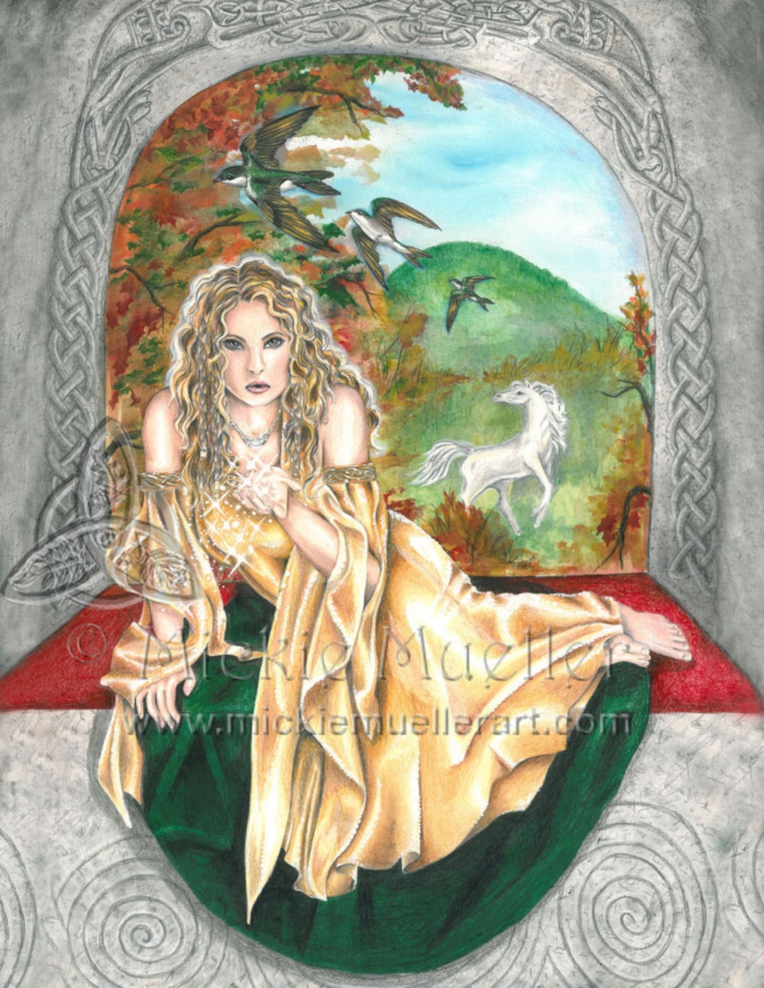 Rhiannon Open Edition Print - Etsy