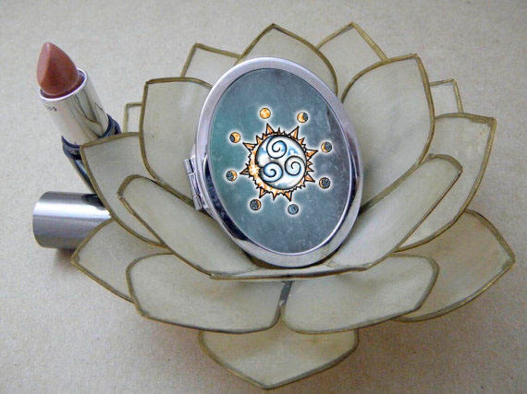 Solar Eclipse Sigil Compact Fantasy Art Mirror - Etsy