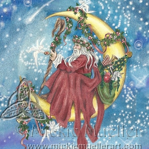 Father Yule Open Edition Print | Etsy