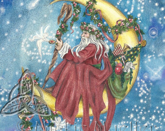 Father Yule Open Edition Print - Etsy