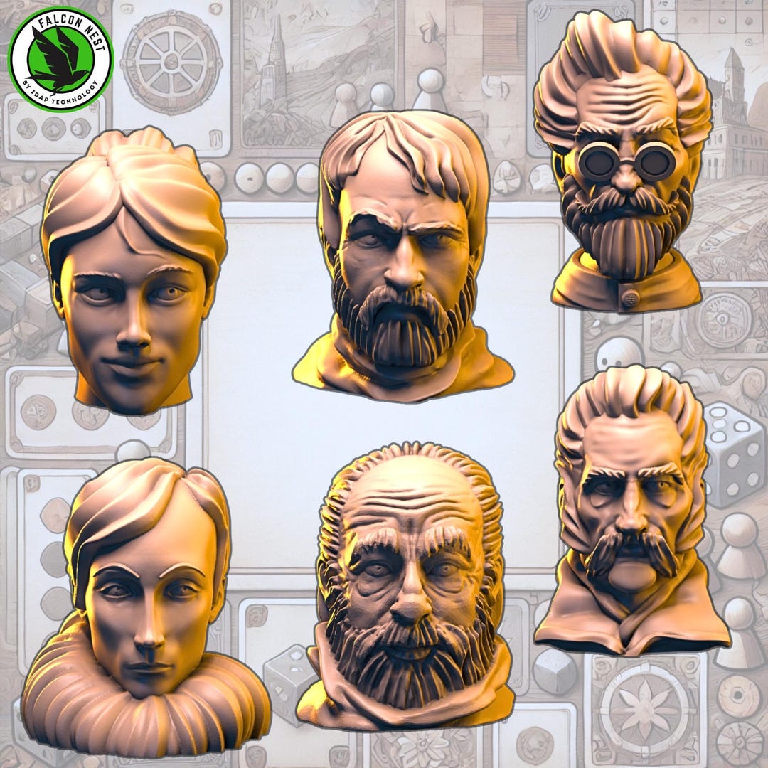 Pawn Characteres for Feudum - Custom Board Games Tabletop Games ...