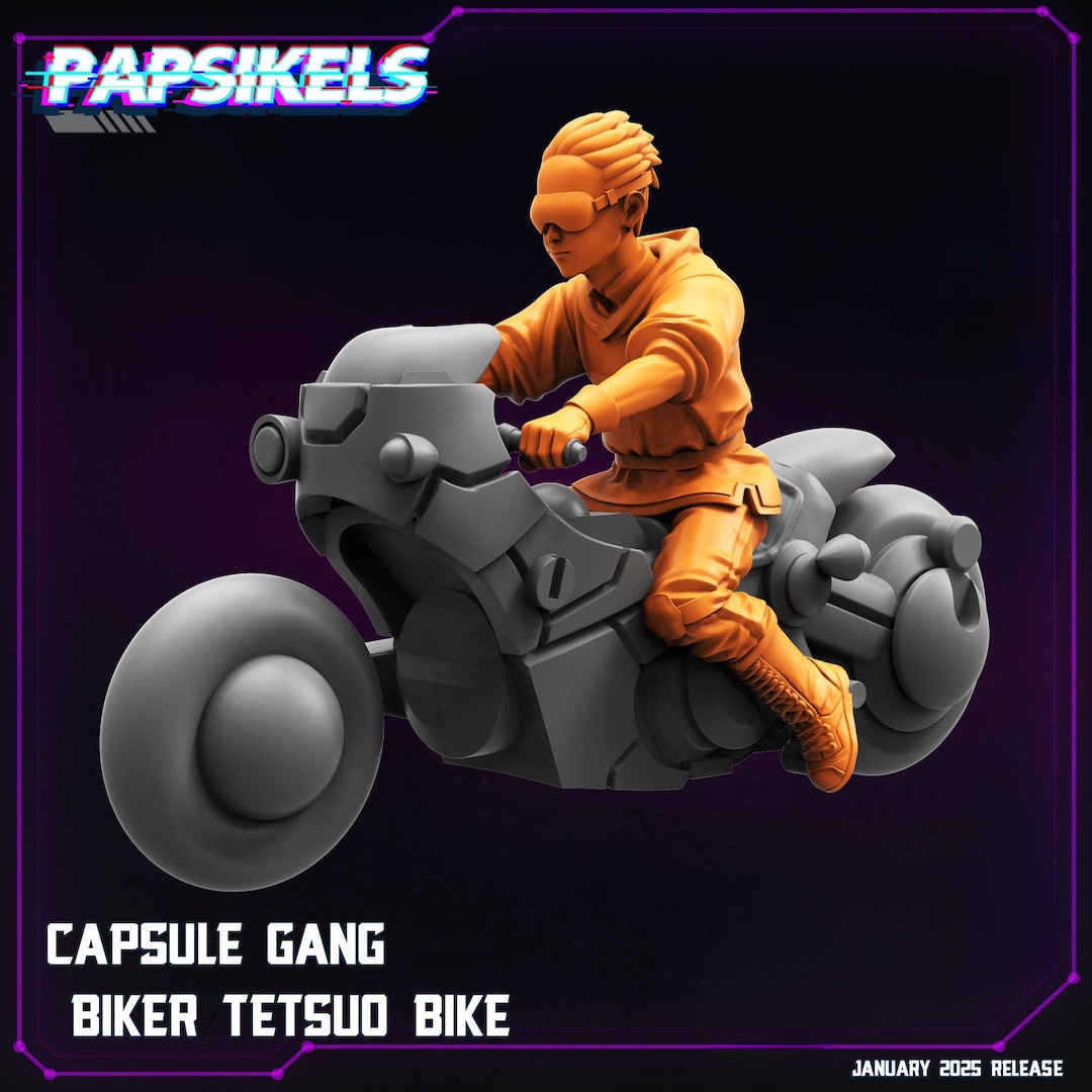 Capsule Gang Biker Tetsuo Bike - Highquality Dystopian Infinity ...