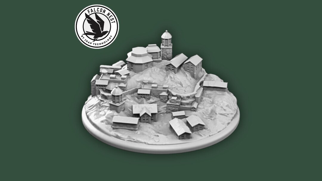 War of the Ring Dale - Prosperous City Terrain Miniature for RPG ...