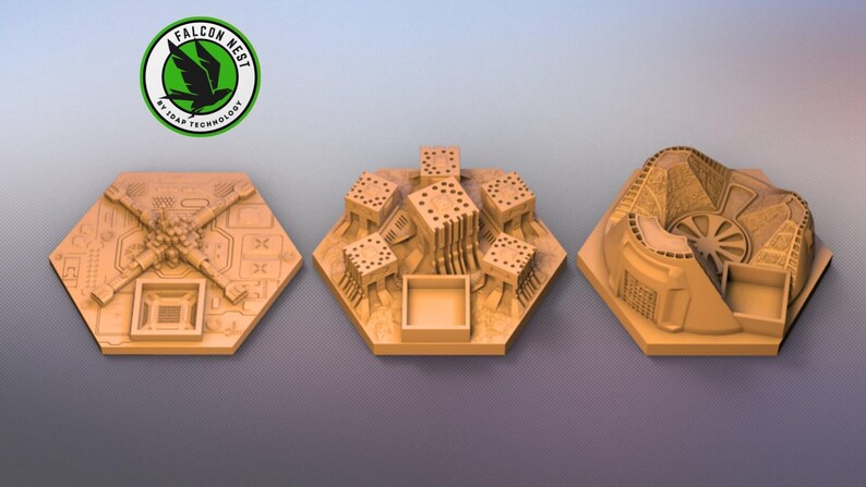 10 Hexes for Terraforming Mars Pathfinders - Board Game Accessories 3d ...