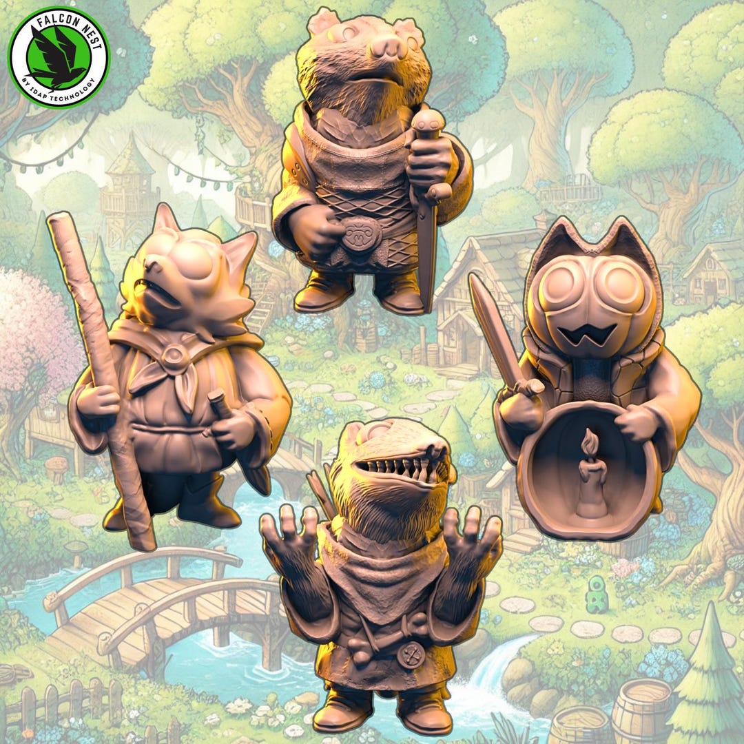 Vagabonds for Root - Custom Resin Miniature or Expansion Compatible ...