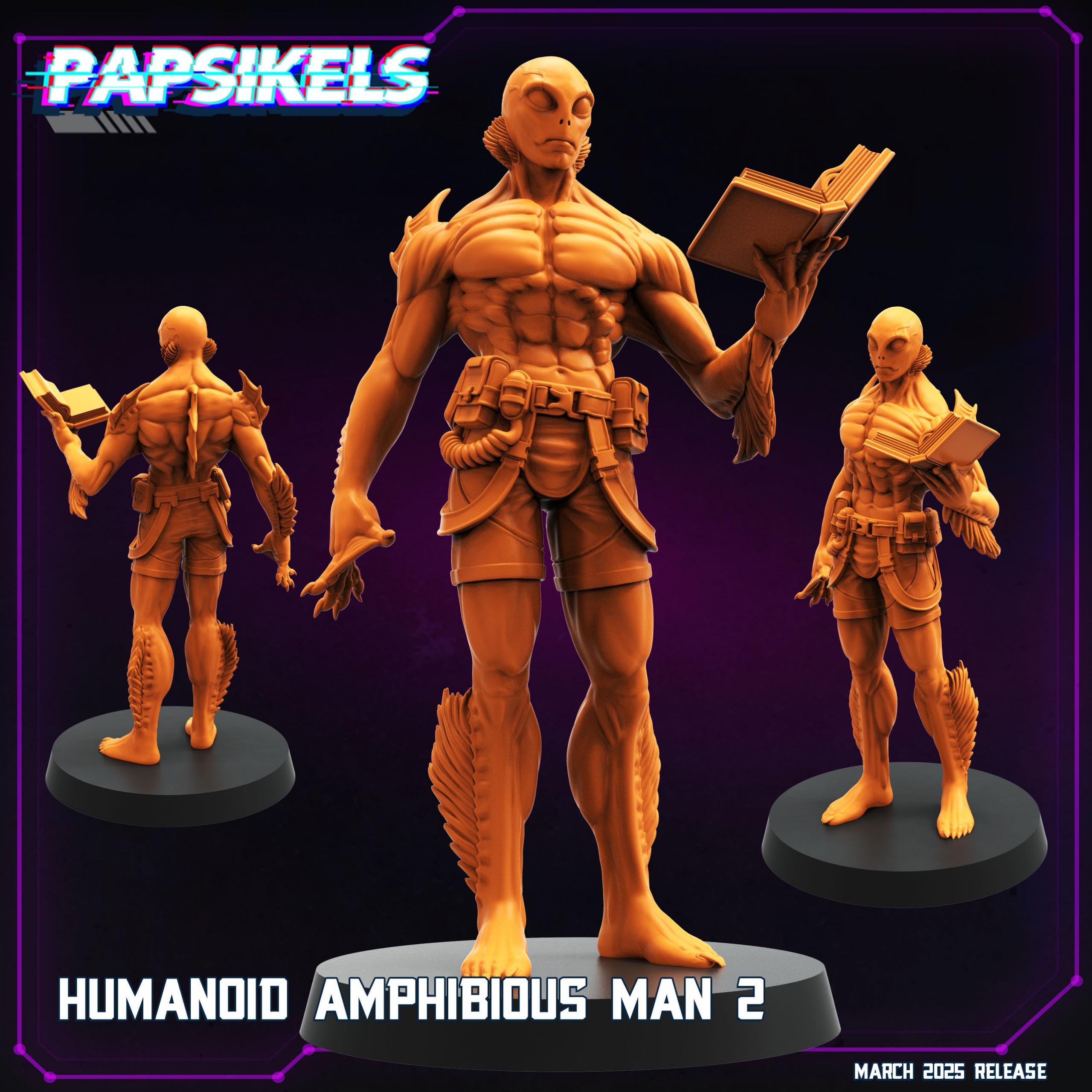 Humanoid Amphibious Man #2 - Armies Legendary Dioramas Collector ...