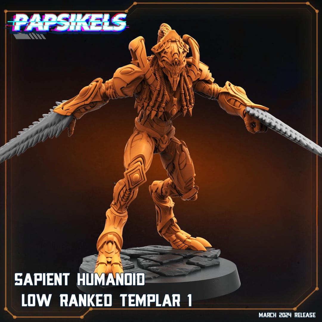 Sapient Humanoid Low Ranked Templar #1 - Battles Collector Dioramas ...