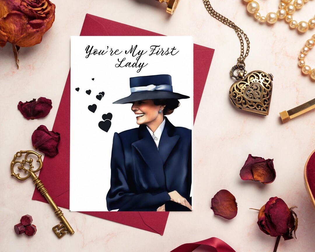 Melania Trump First Lady Valentine Card, MAGA Valentine Card, Funny ...