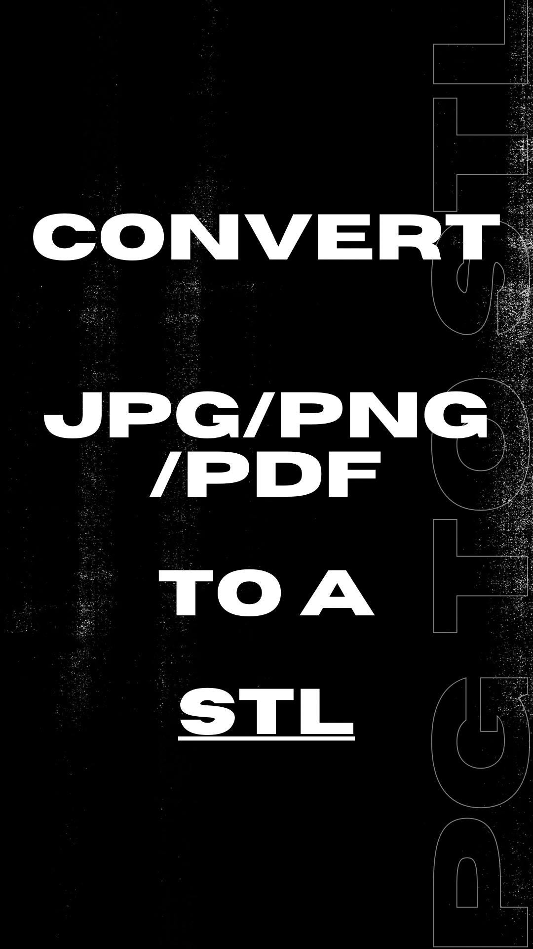 PROMO Jpg Png Pdf Files to Stl - Make Your Logos in 3D! - Etsy