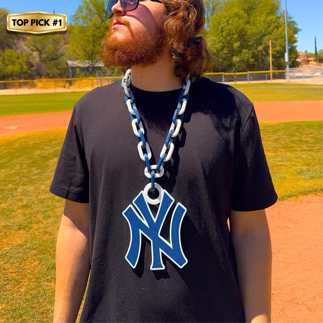 New York Yankees 3D Printed Chain | Baseball Necklace | Custom NY ...