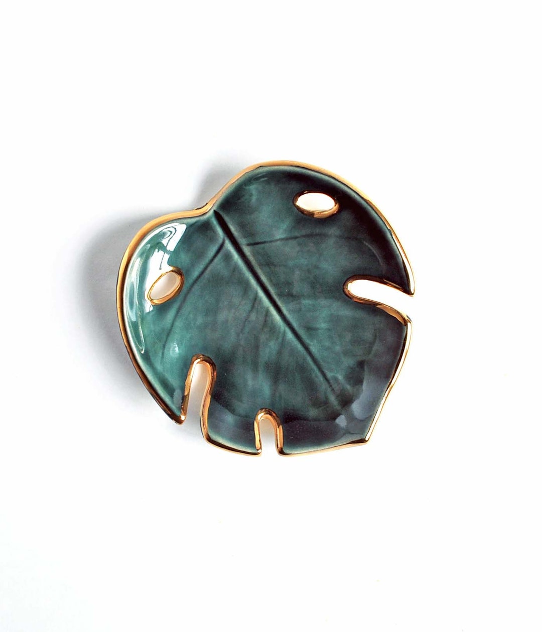 Monstera Leaf Jewelry Dish, Green Leaf, Tropical Leaf, Dorm Decor ...