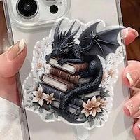 Dragon FOURTH Wing Phone Grip, Kindle Grip, Book Themed, Iron Flame ...