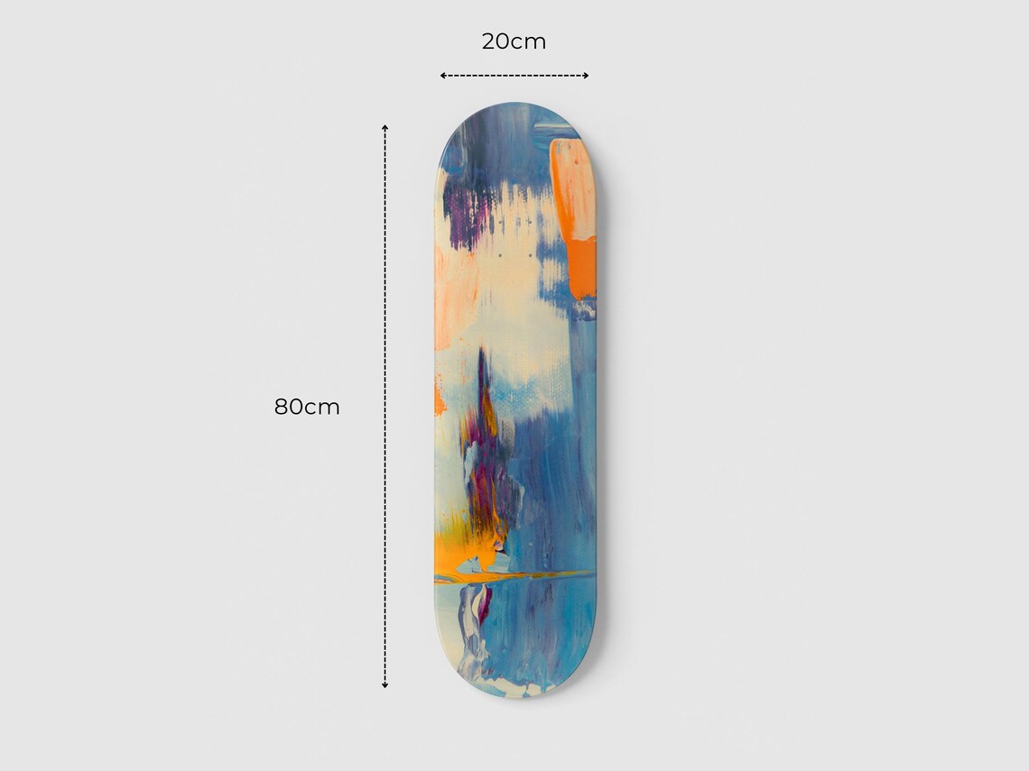 Disengaged Skateboard Wall Art Set of 3 Boards, Abstract Skate Deck ...