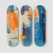 Disengaged Skateboard Wall Art Set of 3 Boards, Abstract Skate Deck ...