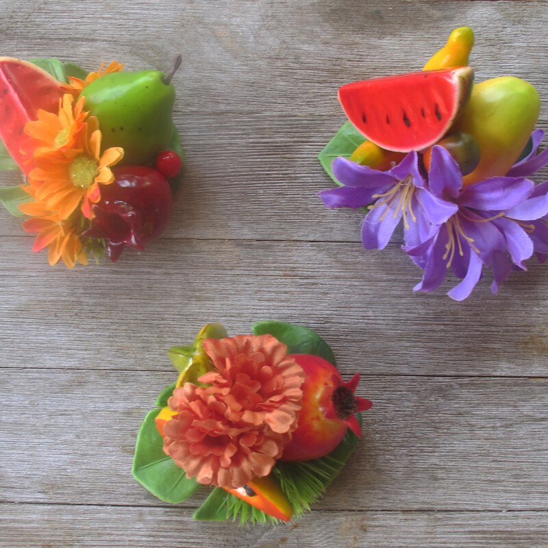 Fruit Hair Clips - Etsy
