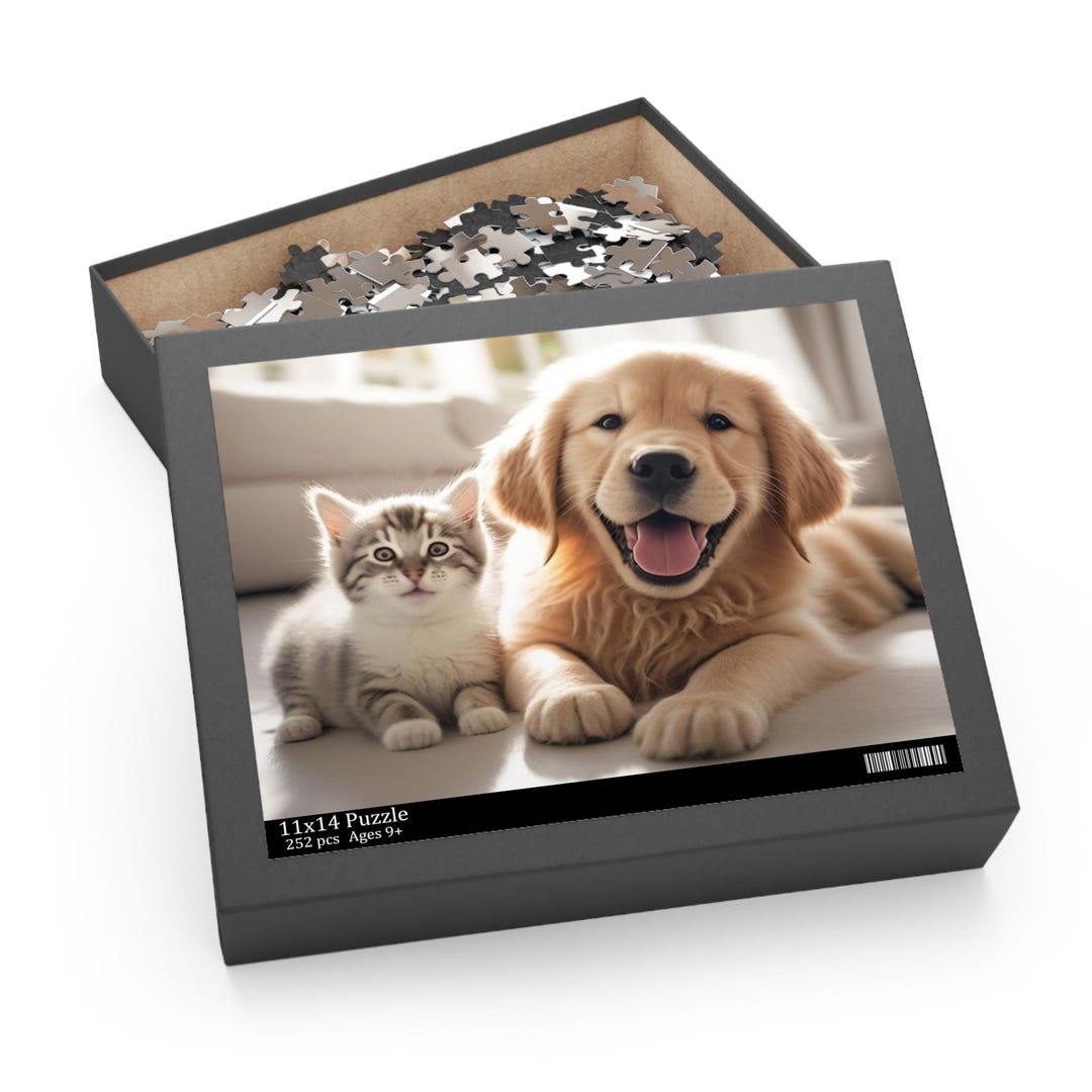 Custom Pet Puzzle Using Your Pet Photo- Dog and Cat Jigsaw ...