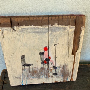 Clint Griffin Painting 0n Wood Panel conference 9.5 X 1 - Etsy