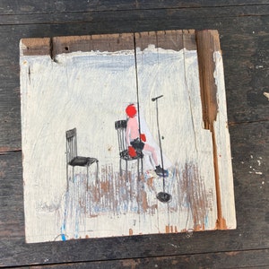 Clint Griffin Painting 0n Wood Panel conference 9.5 X 1 - Etsy