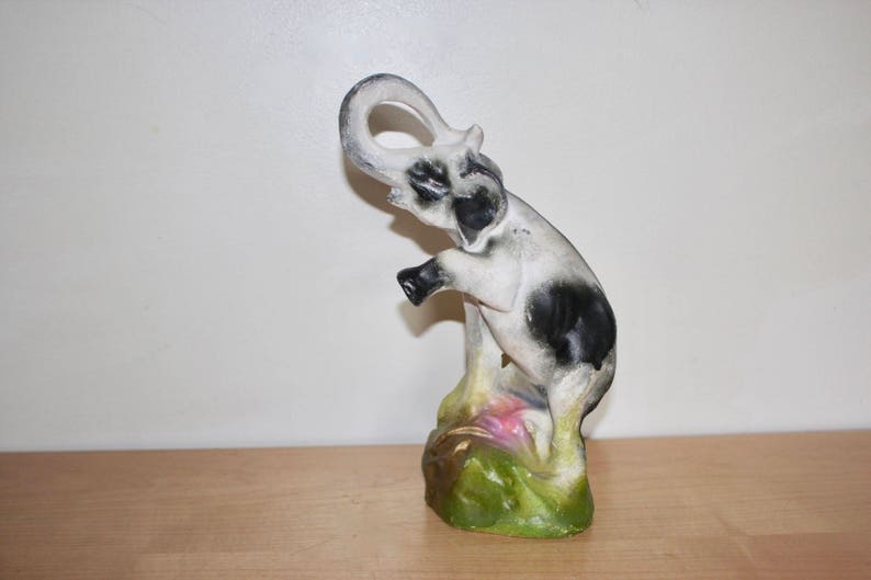 1940s Chalkware Elephant Statue 10 Tall County Fair - Etsy