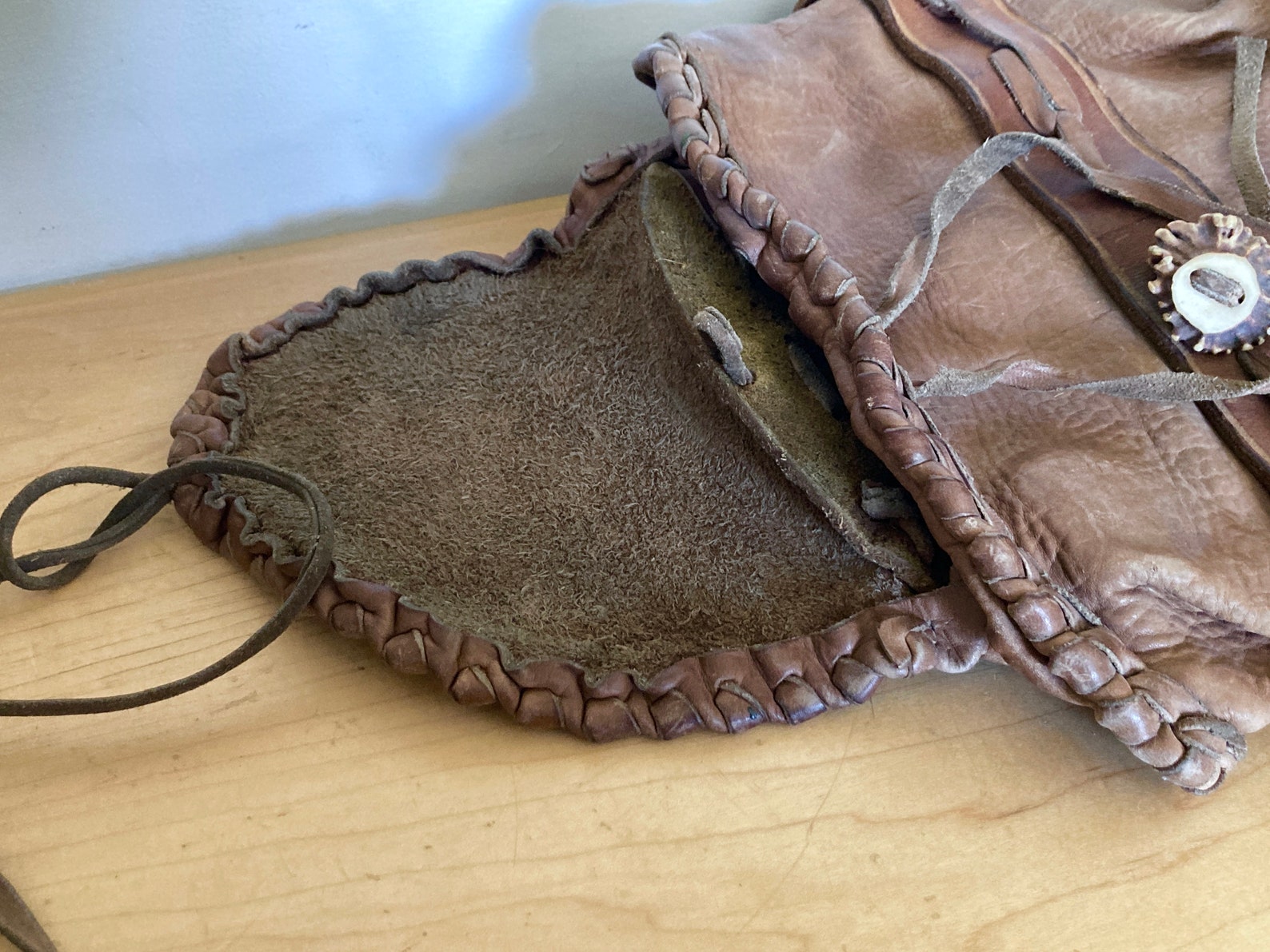 Handmade 70s Rugged Leather Backpack OOAK Vintage. - Etsy