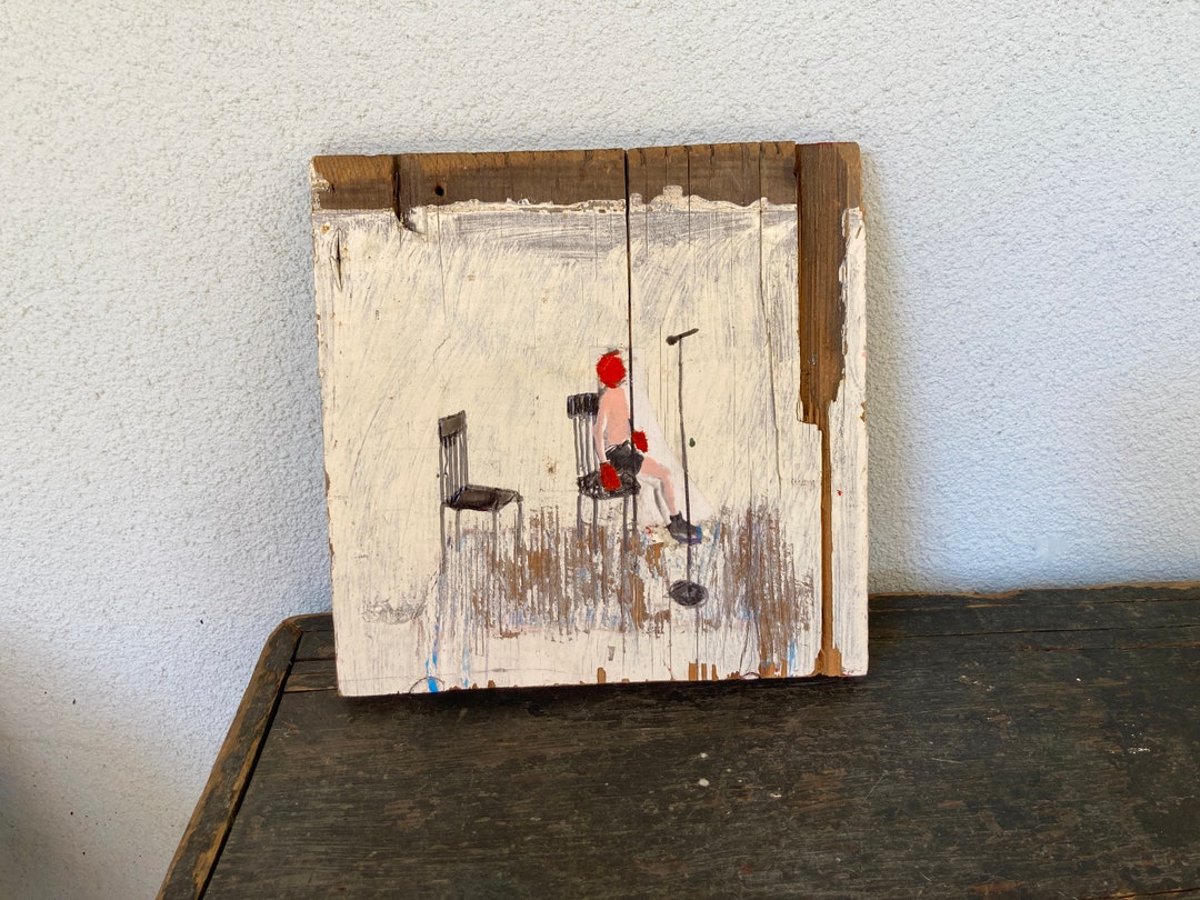 Clint Griffin Painting 0n Wood Panel conference 9.5 X 1 - Etsy