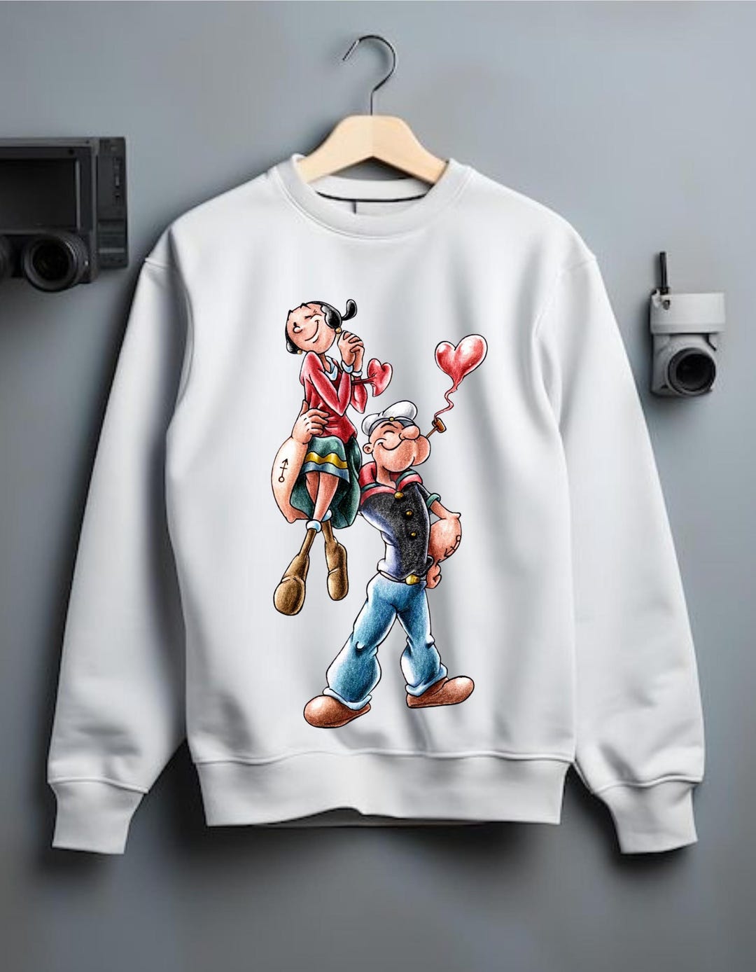 Popeye Digital T-shirt and Mug Design - Etsy